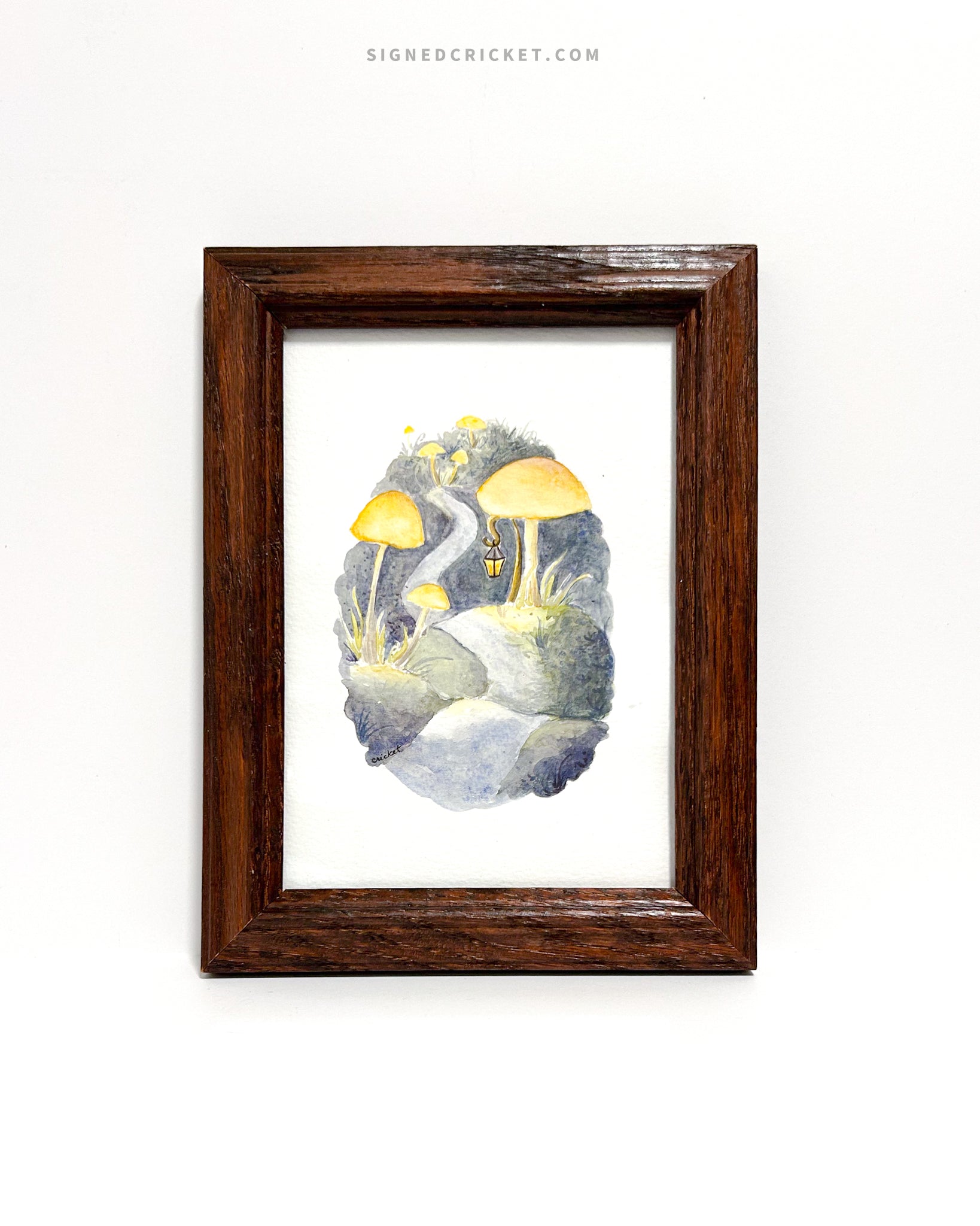 Fairy Lights | 6.5 x 8.5 | Watercolor Original – Signed Cricket